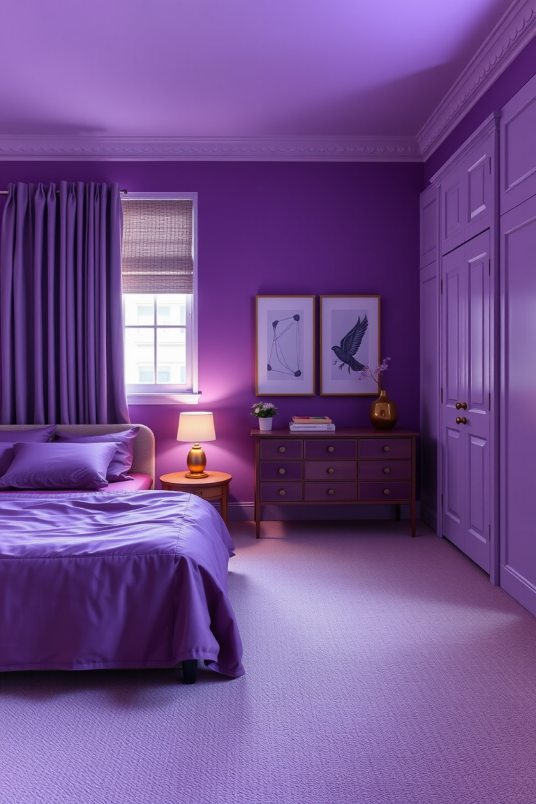 15 Ideas and Inspiration for Purple Bedrooms – bedroomideas.fun